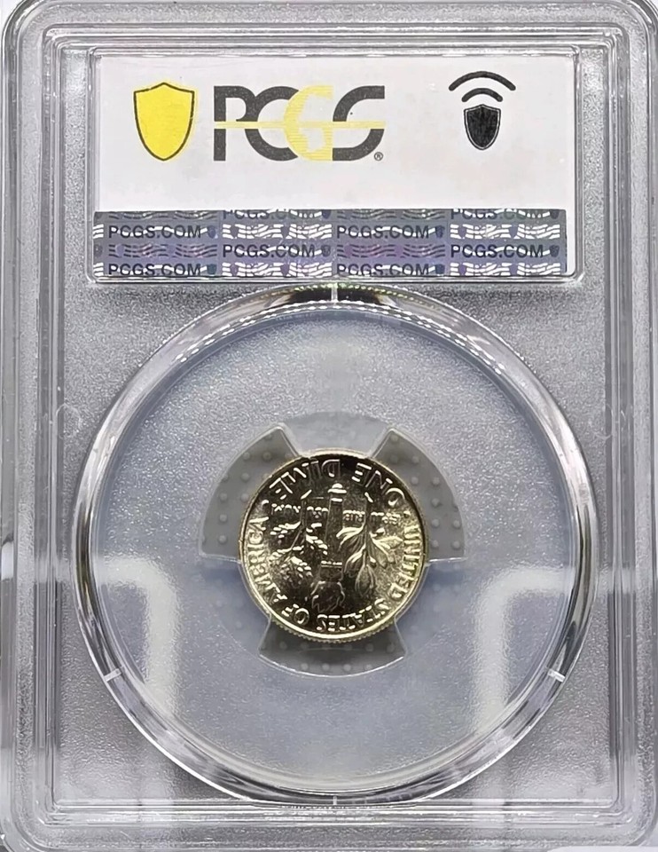 1996-P PCGS MS68 FULL BANDS Roosevelt Dime New PCGS Label | eBay