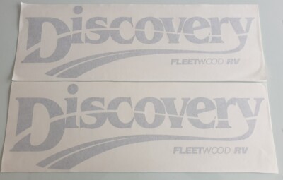 Fleetwood Discovery RV Trailer Decal Sticker Bus 090SLV | 2 x ...