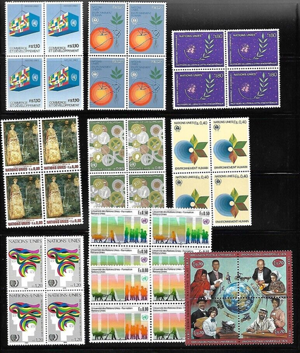 United Nations: Geneva Offices, face value 110Fs Mint, minimum rust ...