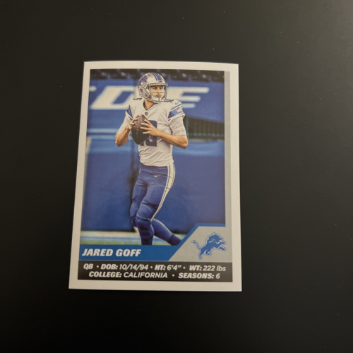 2021 Panini Stickers #379 Jared Goff Detroit Lions NFL Football Card NM ...