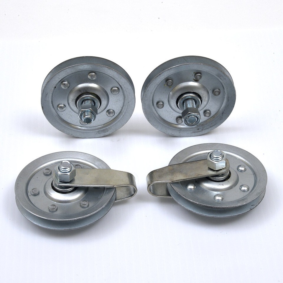 Garage Door 3 Inch Sheaves Stud & Clevis Pulleys Hardware Set | eBay