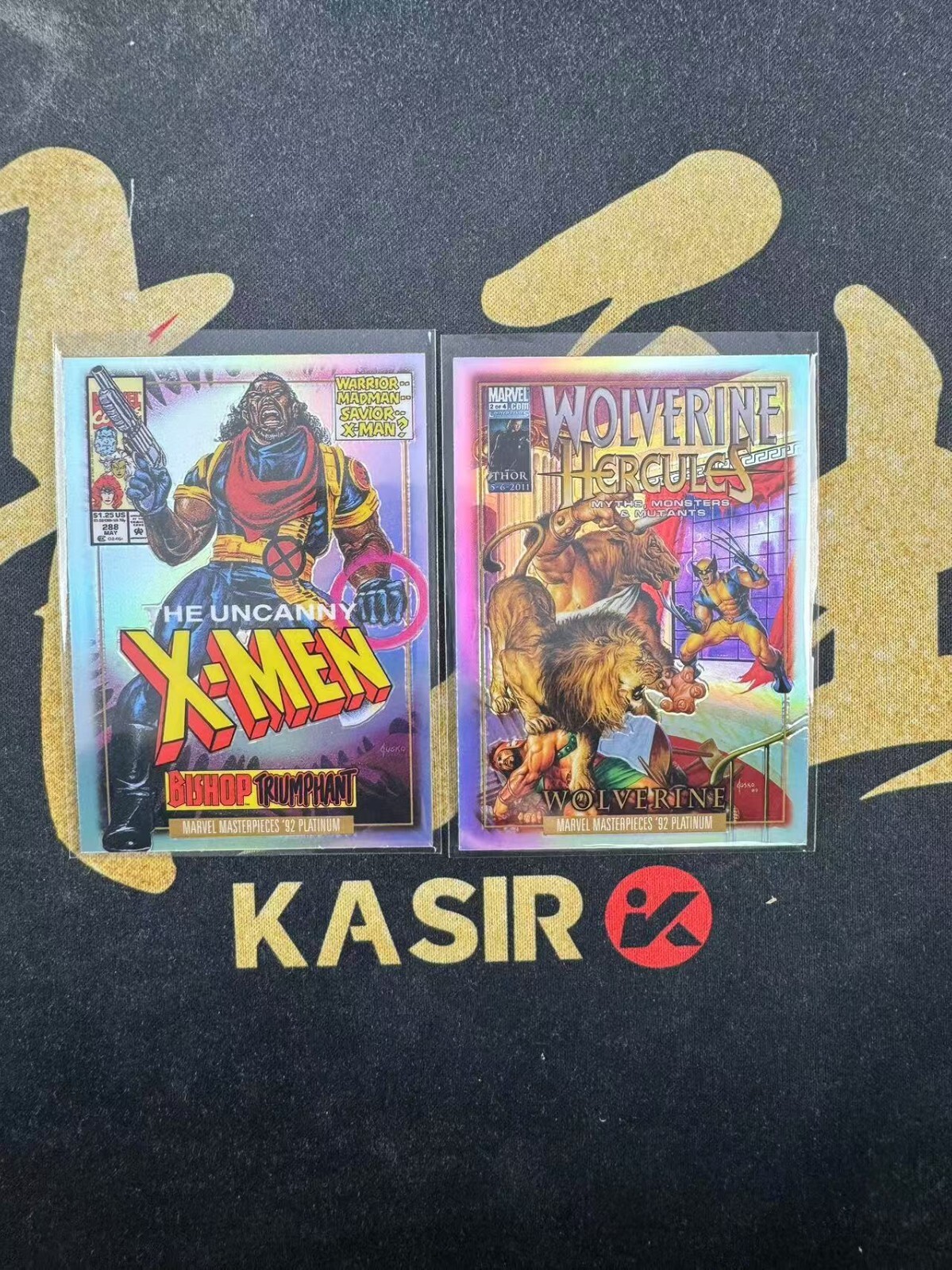 2024 UD MARVEL 92 MASTERPIECES PLATINUM VARIANT RAINBOW BISHOP #FC ...