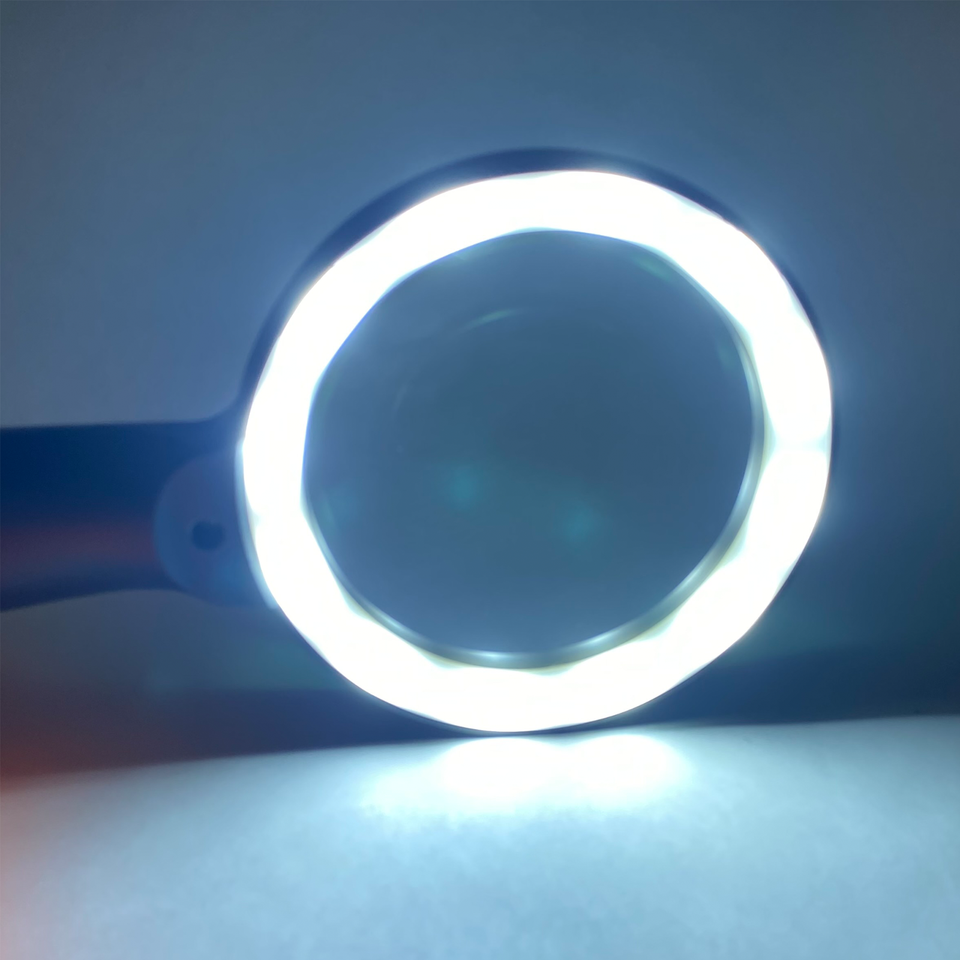 Magnifying Glass with Light 10X Magnifier Lighted Handheld Coin Eye ...
