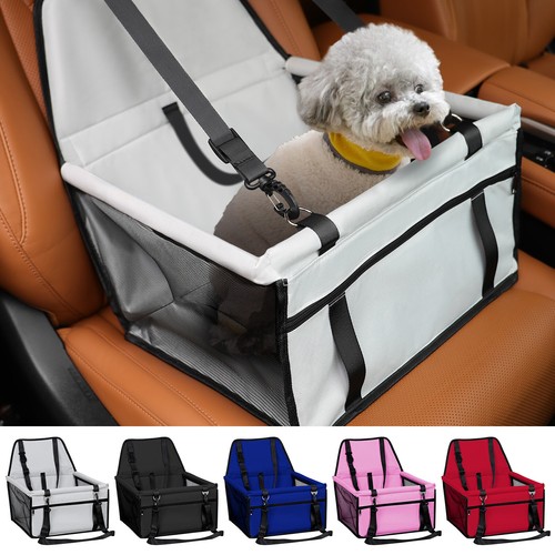 Portable Pet Travel Car Seat Carry Bag Basket Dog Booster Car Seat ...