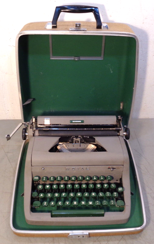 VTG 1954 Royal Keystone Manual Typewriter With Hard Case Working Rare ...