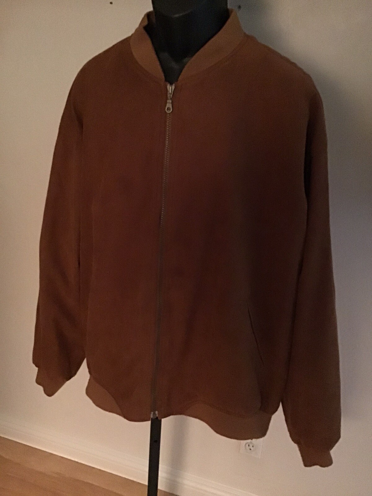 Winner Mate Jacket XXL Water Resistant Shell 100% Polyester Faux Suede ...