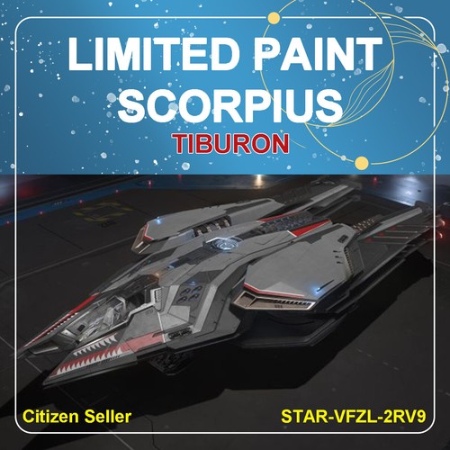 STAR CITIZEN PAINTS - SCORPIUS - TIBURON Paint - LIMITED PAINT/SKIN ...