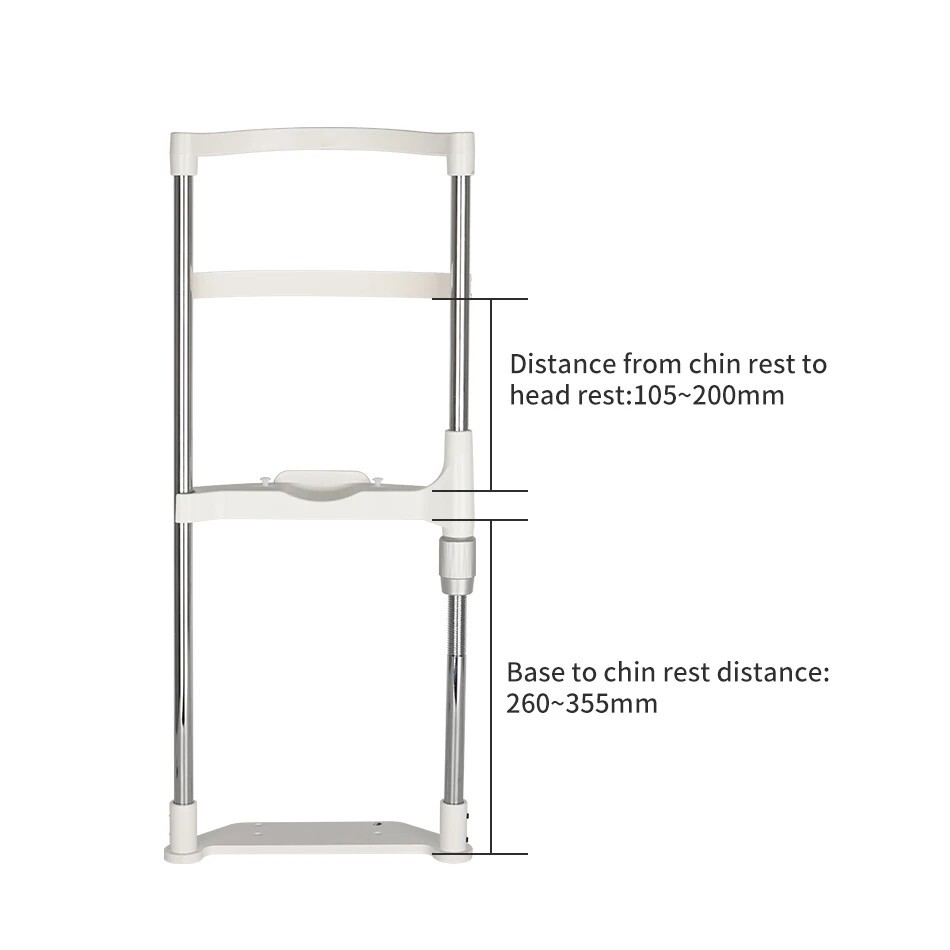 Optical Instrument Chin Rest Forehead Bracket Set for Slit Lamp and ...