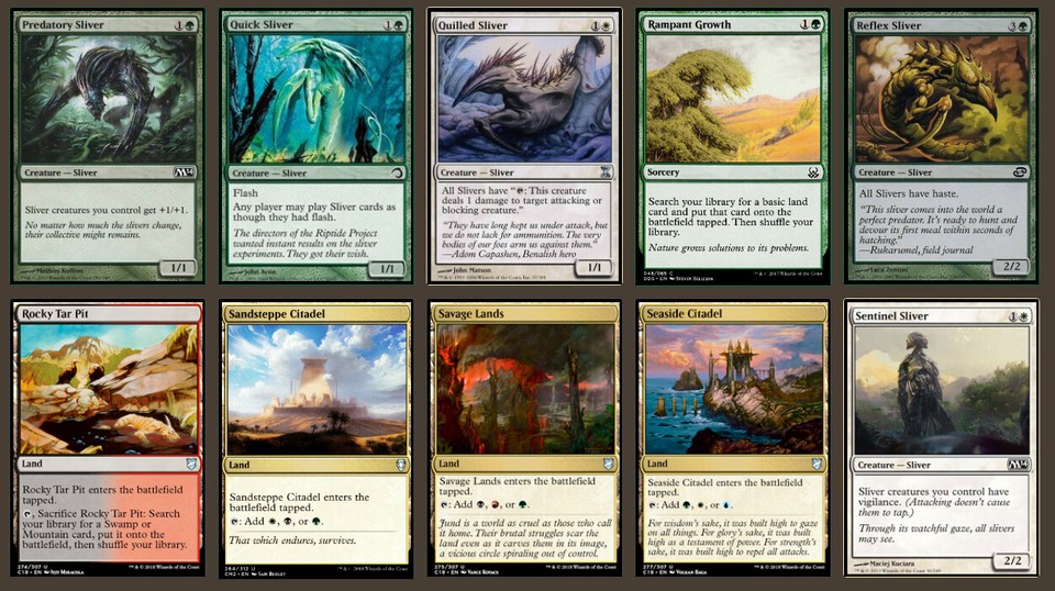 SLIVER HIVELORD EDH COMMANDER DECK Magic the Gathering MTG 100 cards ...