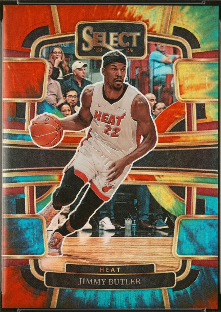 2023-24 Panini Select - Concourse Jimmy Butler #40 Tie-Dye Prizm /25 ...