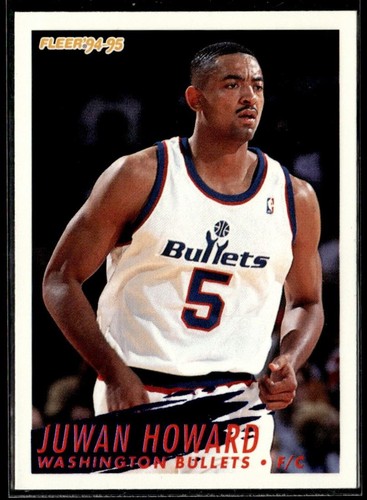 1994-95 Fleer Juwan Howard RC Washington Bullets #381 | eBay