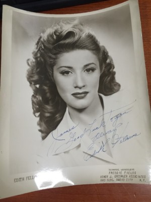 EDITH FELLOWS ORIGINAL VINTAGE PHOTO 8 X 10 INSCRIBED | eBay