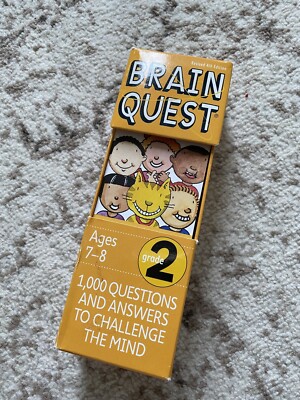 📚BRAIN QUEST AGES 7-8 REVISED 4TH EDITION 1000 QUESTIONS GRADE 2 | eBay