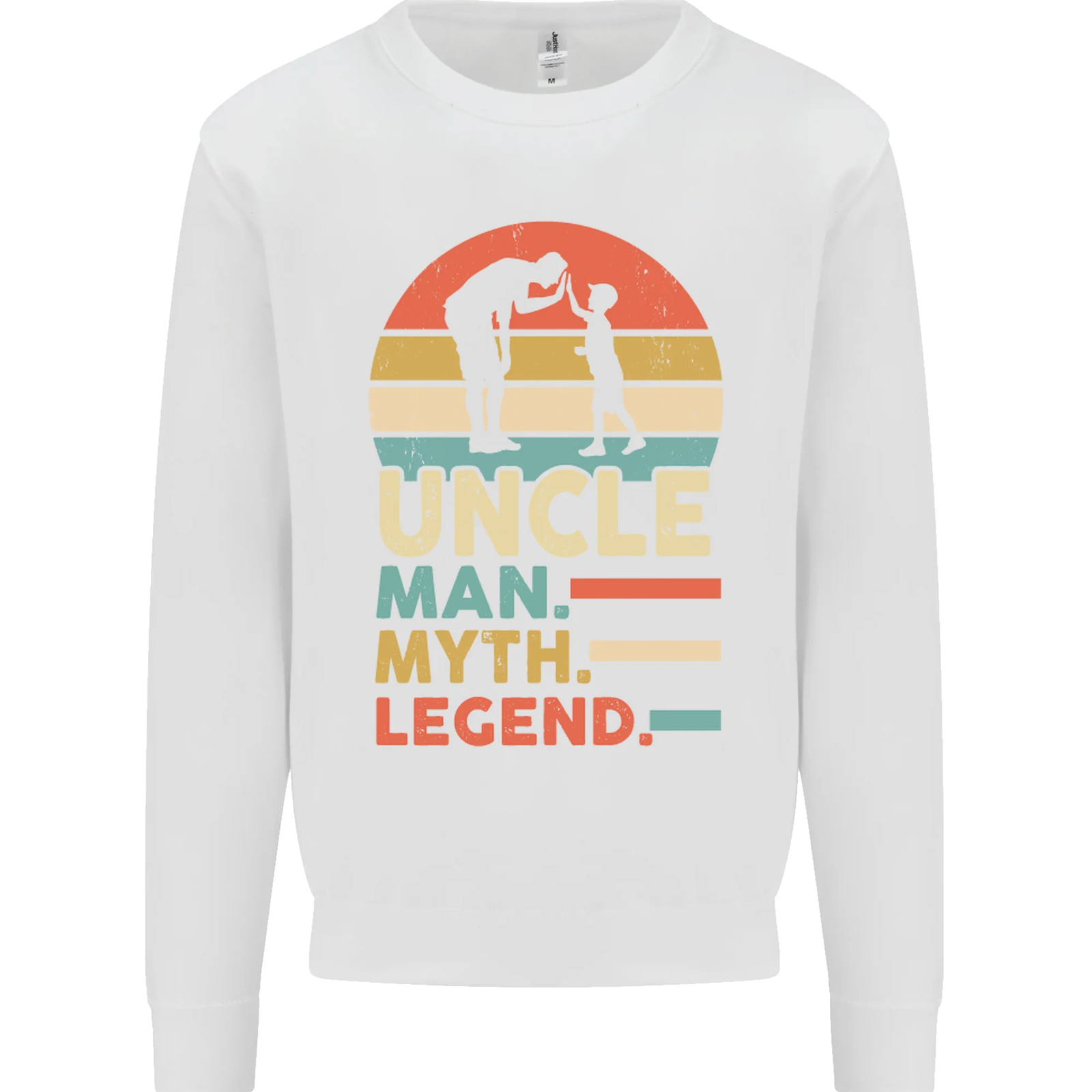 Uncle Man Myth Legend Funny Fathers Day Mens Sweatshirt Jumper | eBay