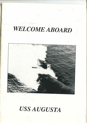 USA Broschüre Welcome Aboard SSN 710 Augusta (202) | eBay.de