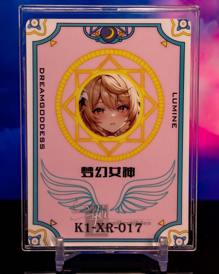 Lumine Genshin Impact DreamGoddess XR Purple Foil Signed Card | eBay