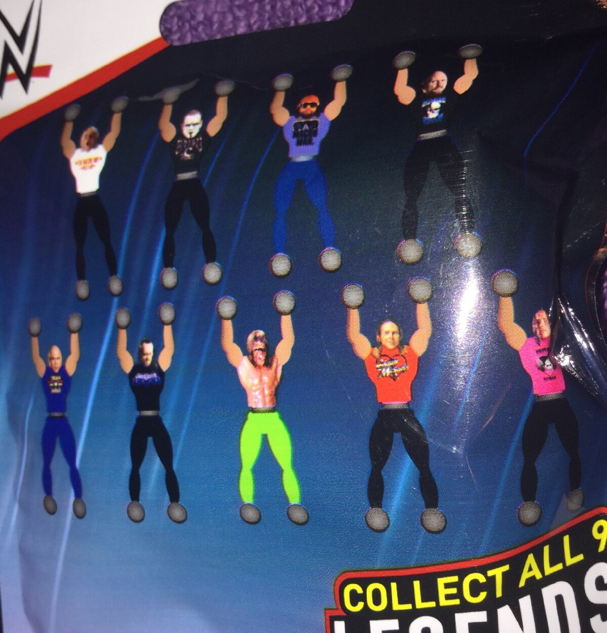 WWE LEGENDS Wall Walkers New 1 Sealed BLIND BAG 2018 - WWF WCW ECW AEW ...