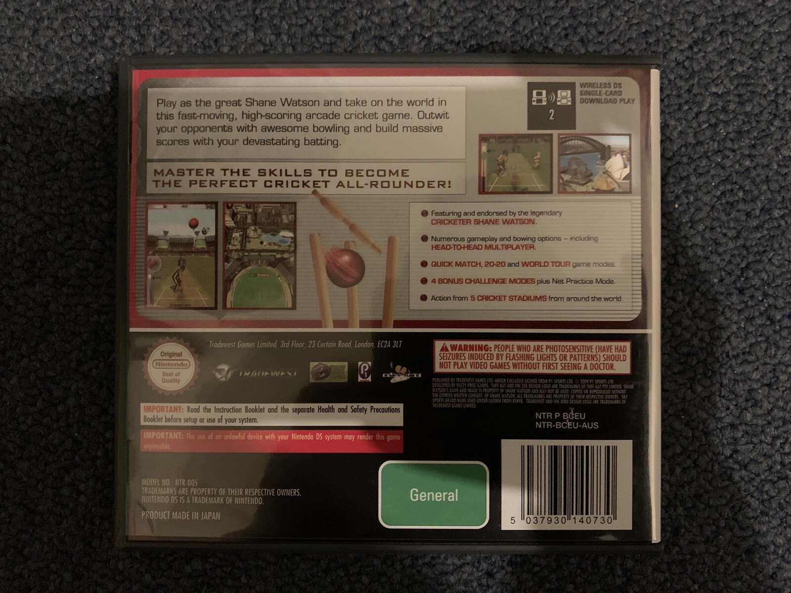 Shane Watson’s Powerplay Nintendo DS, like new, with Manual | eBay