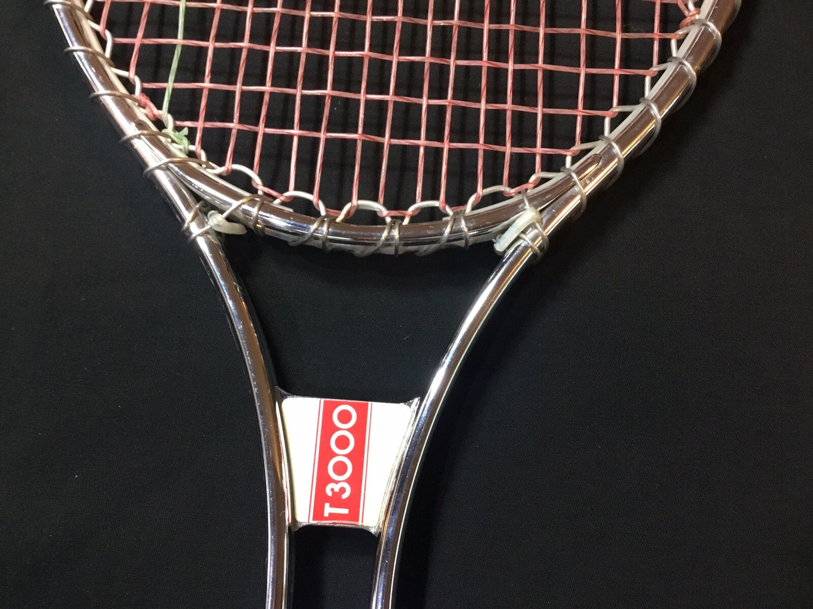 Vintage 70's Wilson T3000 Tennis Racquet W/ Leather Grip, Medium 4 3/4 ...