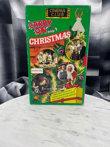 CARRY on Christmas VHS box set (STUFFING / CHRISTMAS) Comedy Double ...