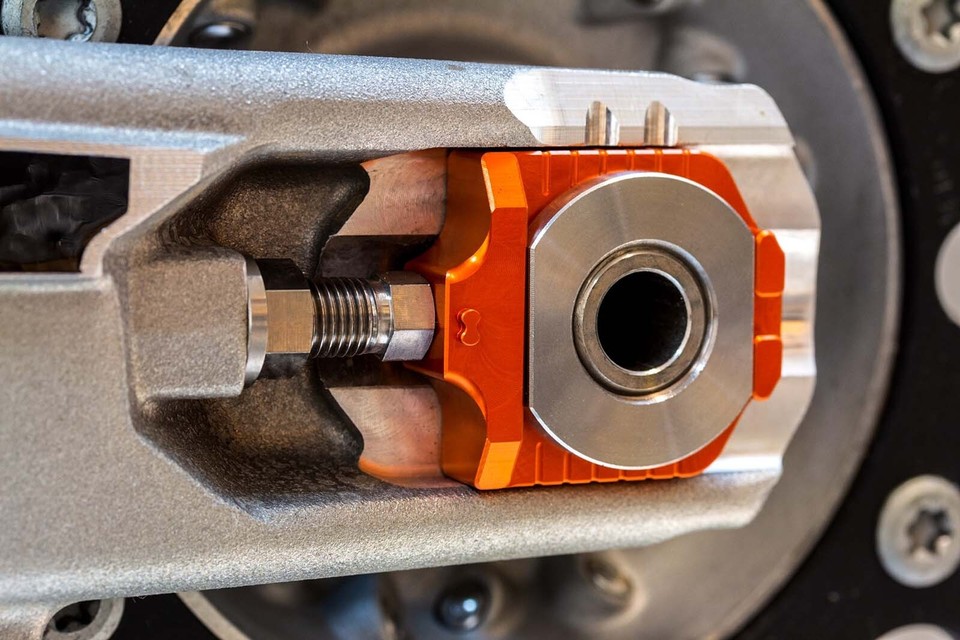 Works Connection Elite Axle Blocks-KTM-All 125-530-02-12-Orange | eBay