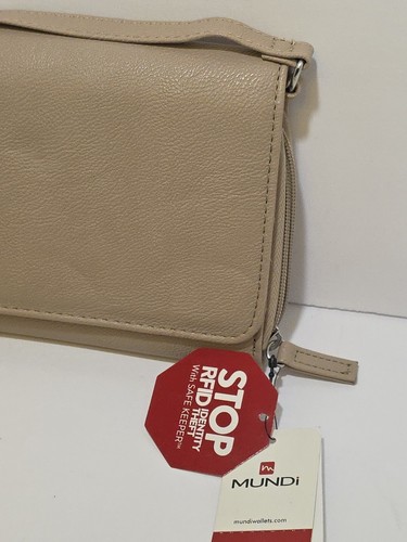 Mundi Safe Keeper RFID Protection Crossbody Flap Organizer Wallet Purse ...