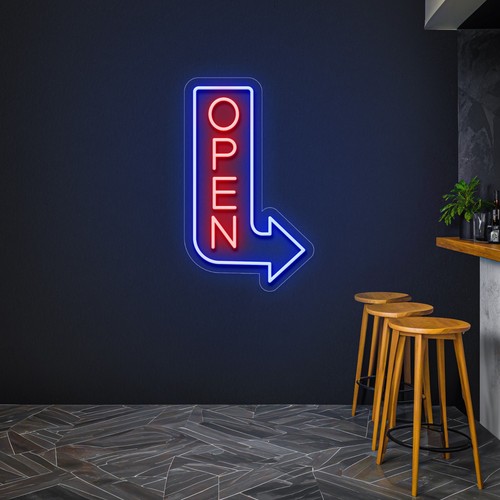 OPEN NEON SIGN outdoor ads, Led Business Open Sign, Custom Neon For ...