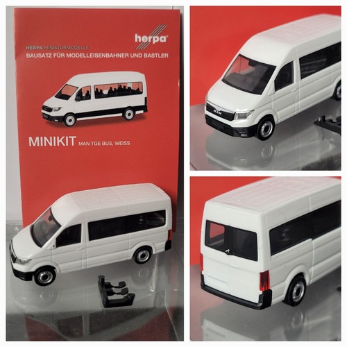 MAN TGE Bus Hochdach 9 Sitze unbedruckt Minikit Art: 012935 montiert ...
