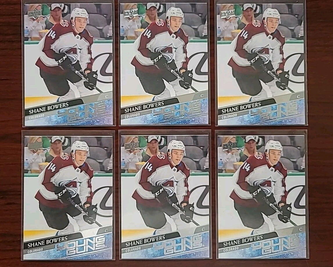 2020-21 Upper Deck Series 1 Young Guns #240 Shane Bowers LOT OF 6 | eBay
