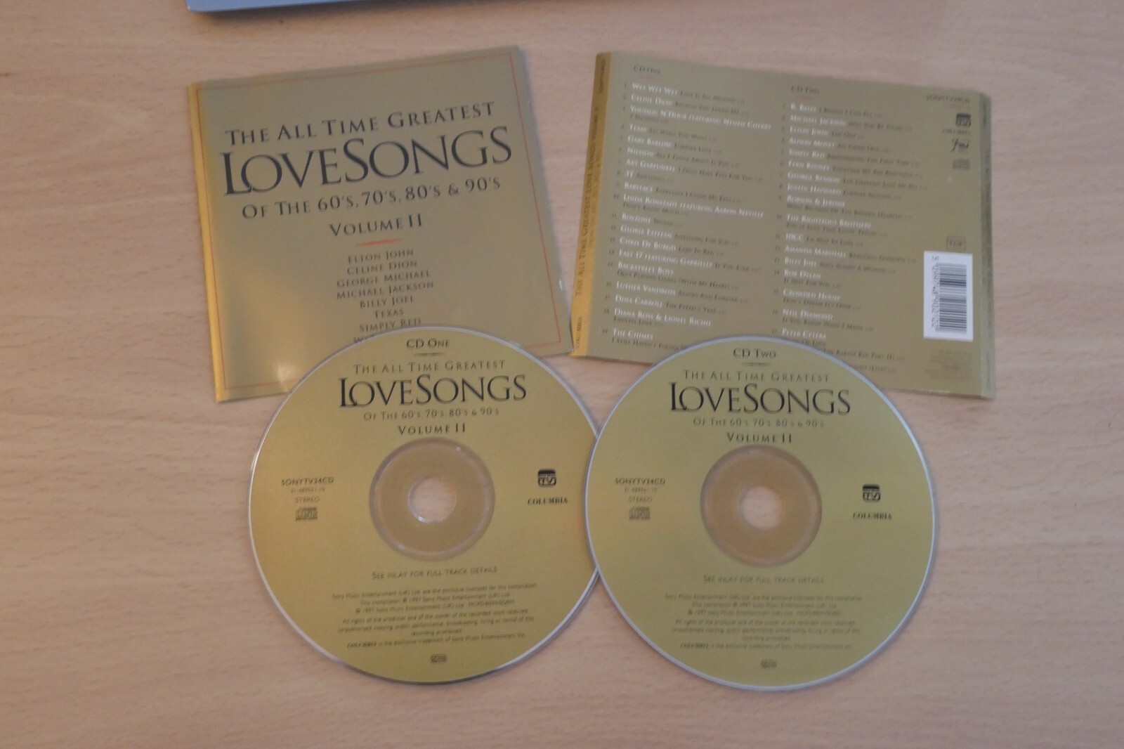 All Time Greatest Love Songs, Vol. 2 by Various Artists (CD, 2000) for ...