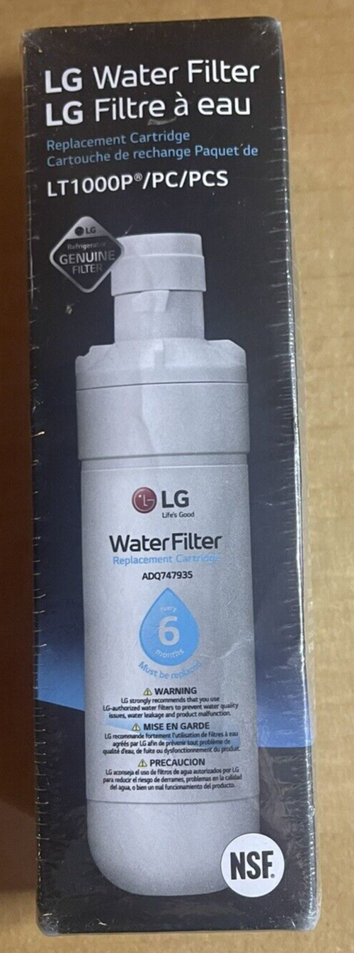 LG Genuine LT1000P/PC/PCS Refrigerator Replacement Water Filter ...
