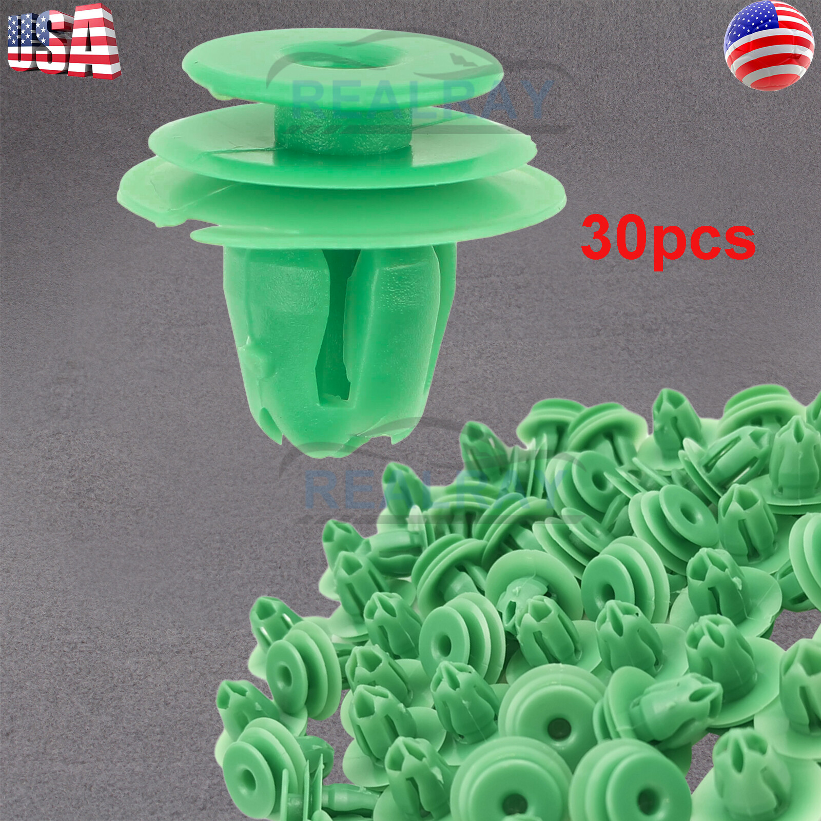 30x Door Panel Interior Trim Retainer Nylon Clips For Honda Civic 91560 ...