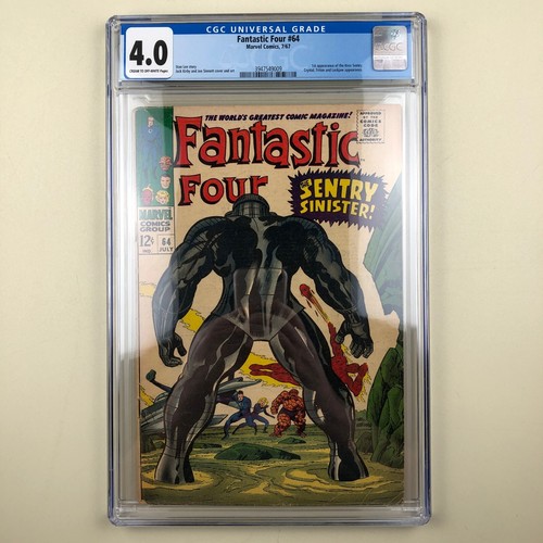Fantastic Four #64 (1967) CGC 4.0, 1st appearance of the Kree Sentry | eBay