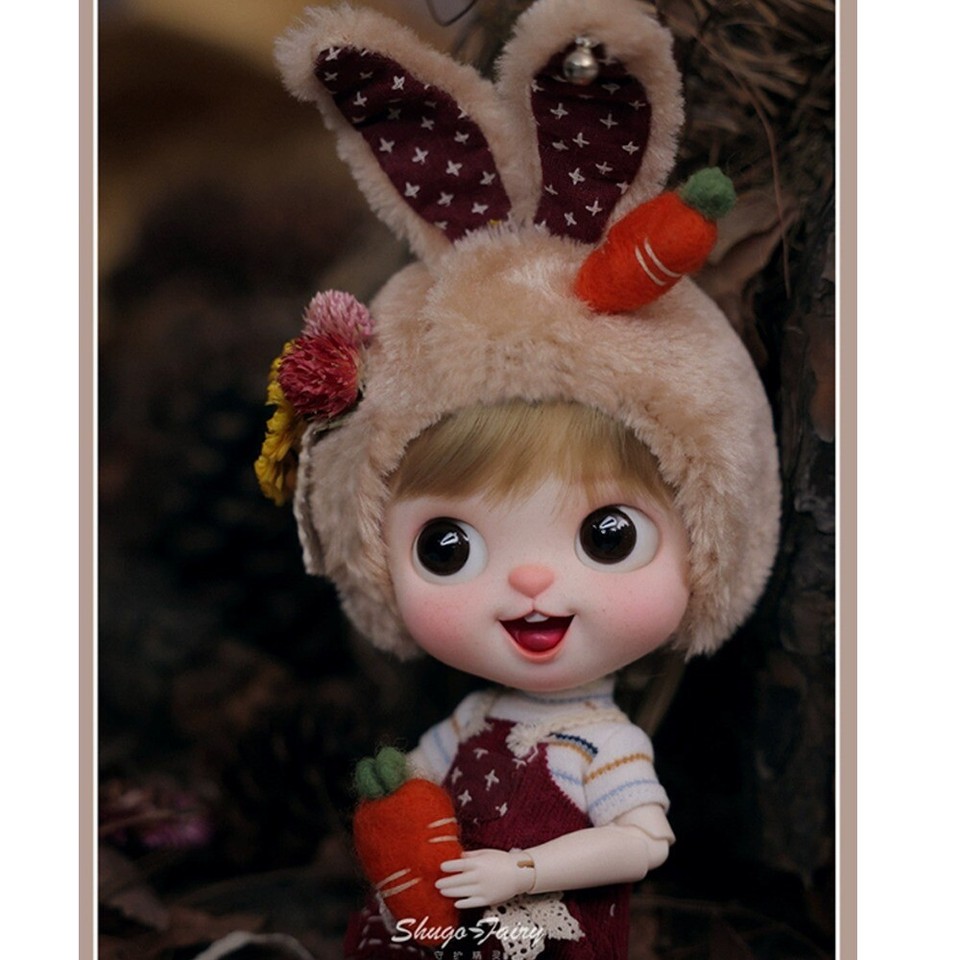 1/6 BJD SD Ball Jointed Dolls Resin Cute Rabbit Girl Dolls Full Set ...