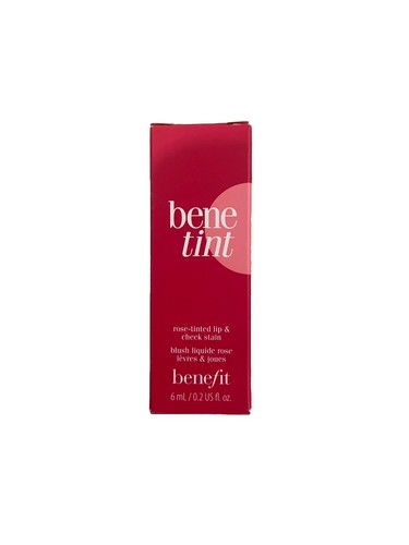 (NIB) benefit BENE TINT Rose Lip Cheek Stain FULL SIZE BENETINT (0.2 OZ ...