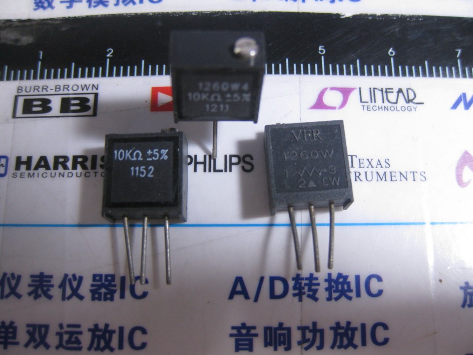 1X 1260W 10K 5% Trimmer Resistors Through Hole 10Kohms 1/4w ...