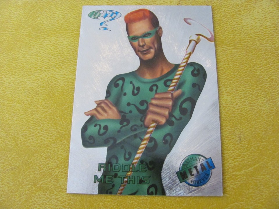 Complete Your Set!! Silver Flasher 1995 Batman Forever Metal Trading ...