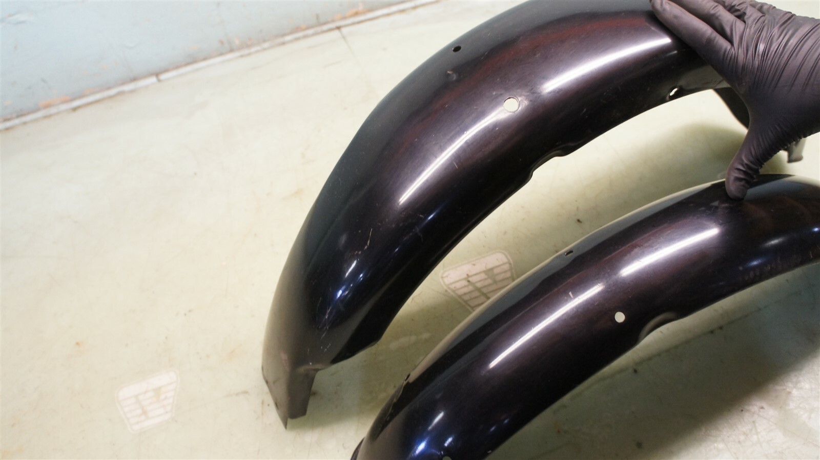 Triumph T120R T 120 T120 R Bonneville 650cc TR6 FRONT REAR FENDERS 1970 ...