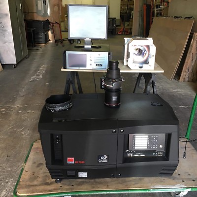 BARCO DP2000 DCP DIGITAL CINEMA Projector Lens & Server with warranty ...