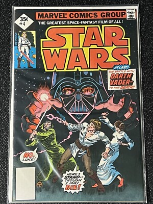 Star Wars #4 - VG - 1977 - Marvel Comics - Diamond Reprint - Blank UPC - Classic | eBay