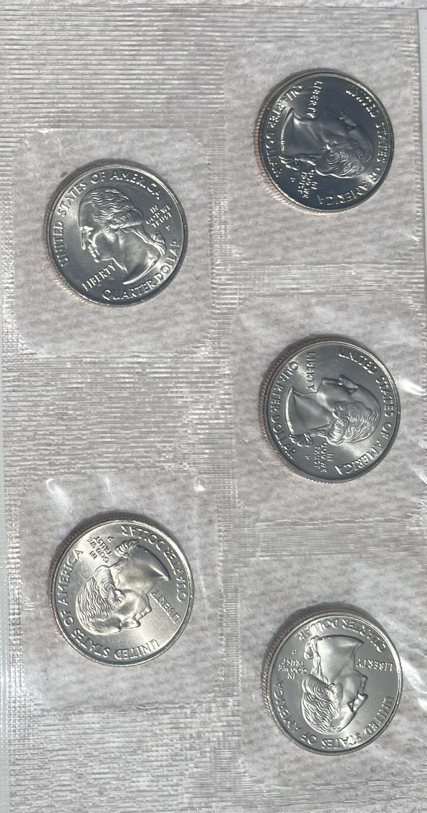 2006 P & D State Quarter 10 Coins from US Mint Set BU Statehood Cello ...