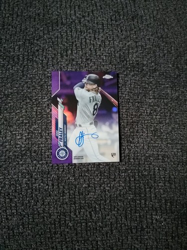 2020 Topps Chrome Baseball Jake Fraley Rookie Autograph Purple 197/250 ...