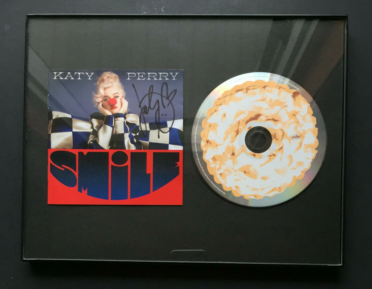 KATY PERRY Signed Autographed Framed CD Album | eBay