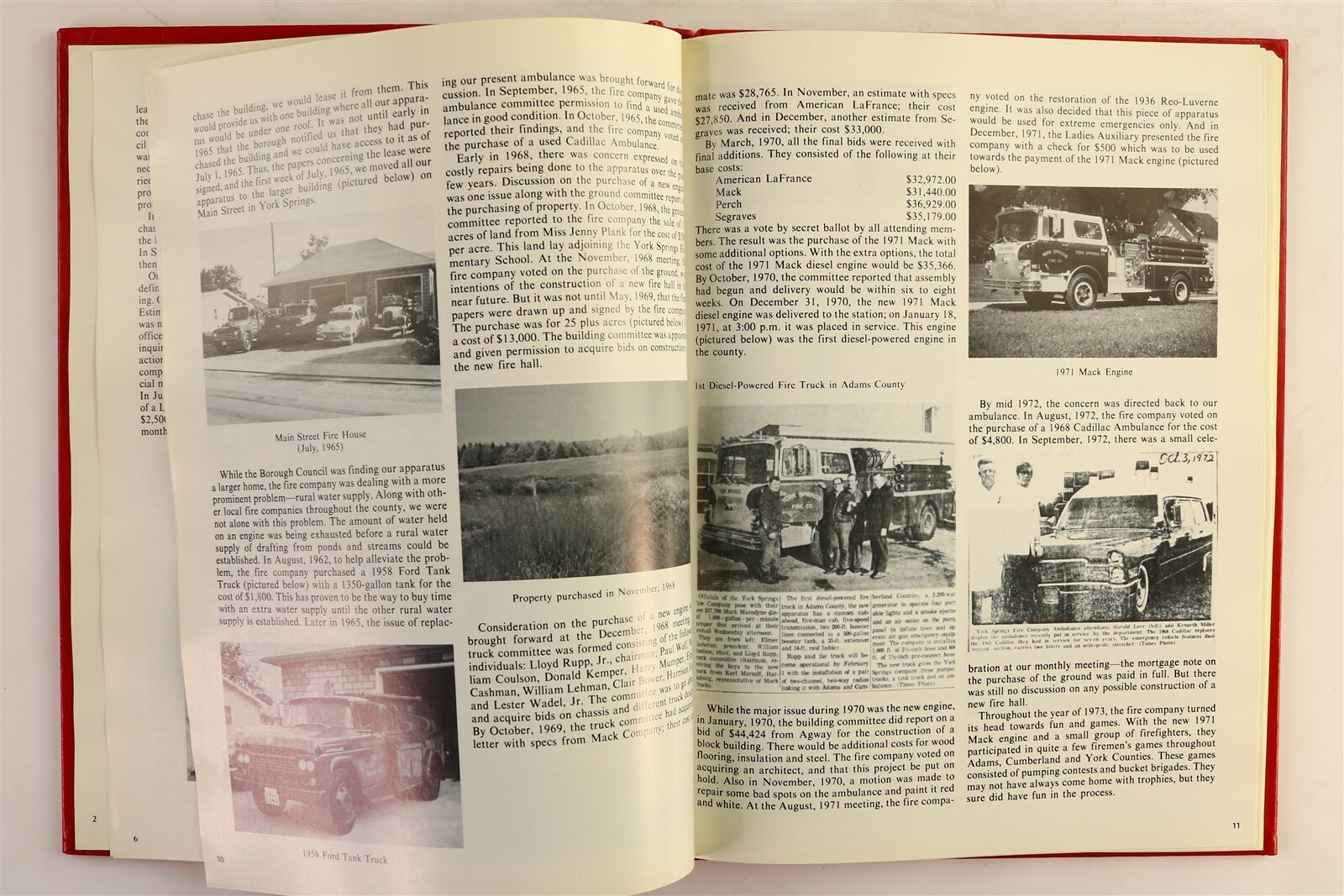 York Springs Fire Company Adams County Pennsylvania PA Firefighter ...