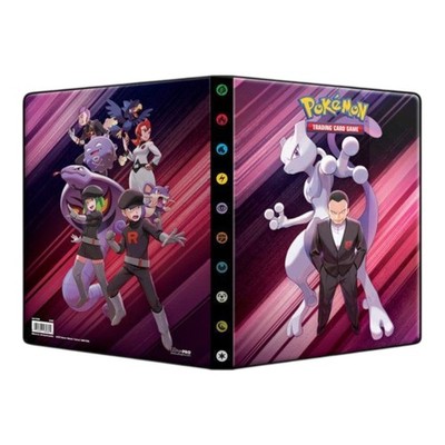 Ultra Pro Pokémon Destined Rivals Mewtwo Giovanni 9 Pocket Binder TCG ...