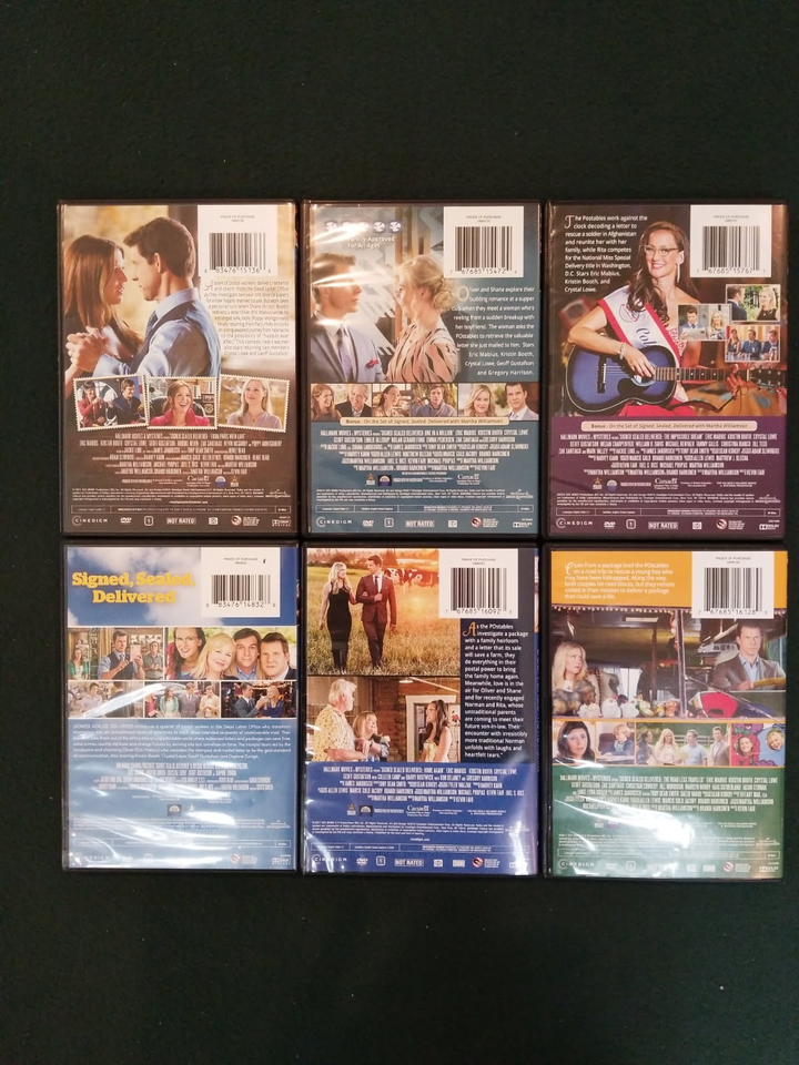 6 Signed, Sealed, Delivered Hallmark DVDs: Signed, Sealed, Delivered ...