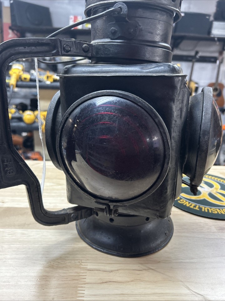Pennsylvania Railroad Switch Lamp Lantern Adlake WORKING CONDITION! PRR ...