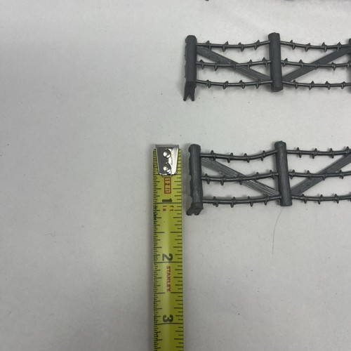 Vintage Marx Toy Ranch Playset Cream Fence Accessories | eBay