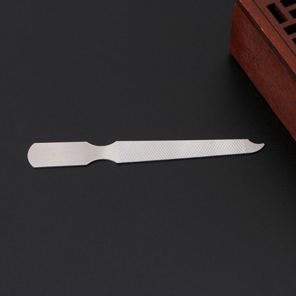 2Pcs Stainless Steel Metal Nail File Double Sided Manicure Files ...