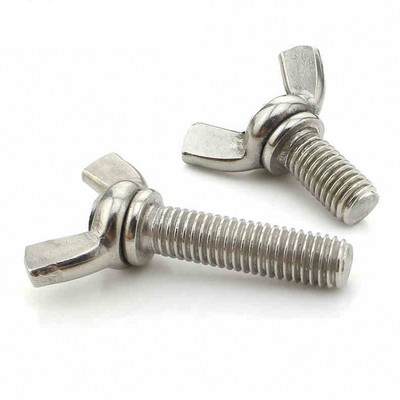 M6 M8 M10 A2 304 Stainless Steel Wing Bolts Wingbolt Nut Butterfly ...